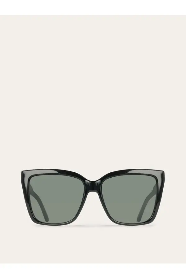 FERRAGAMO Rectangular Sunglasses - Black
