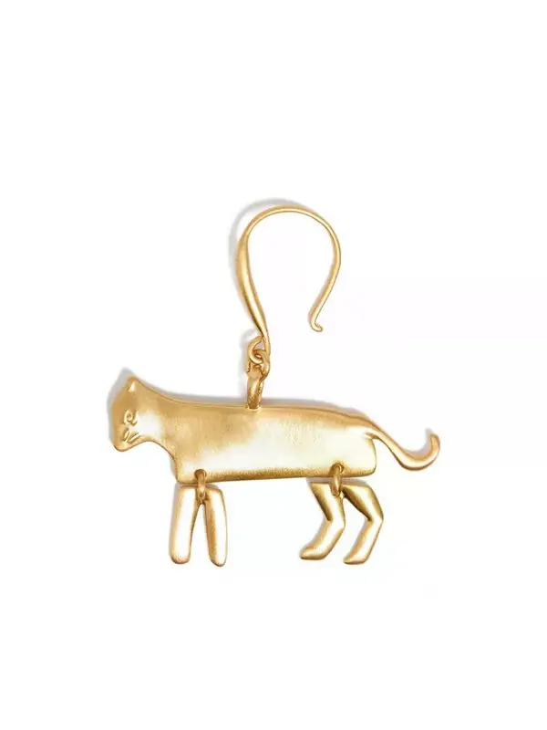 Bimba Y Lola Animal-motif Hook Earrings - Yellow