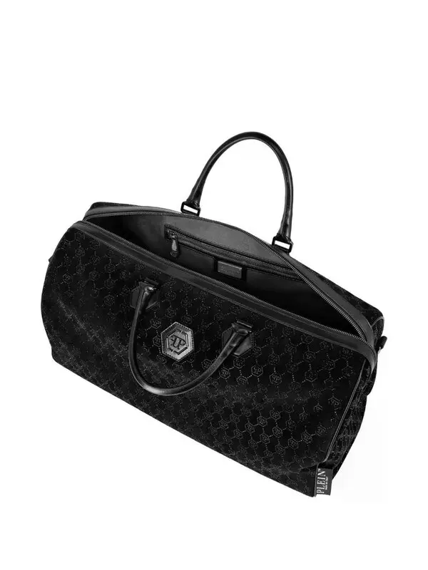 Philipp Plein Logo-pattern Travel Bag