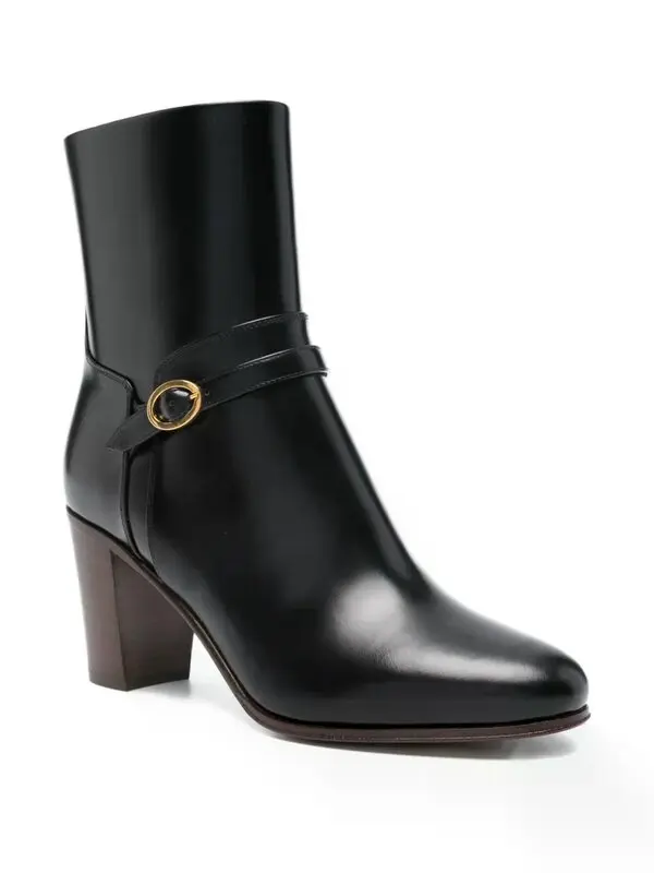 Valentino Garavani Pattie Leather Boots - Black