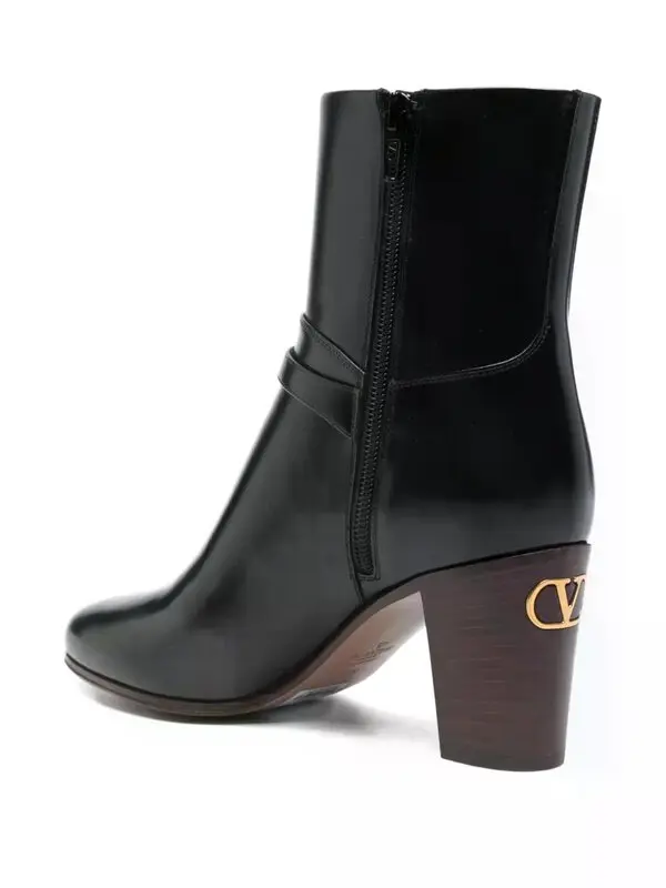 Valentino Garavani Pattie Leather Boots - Black