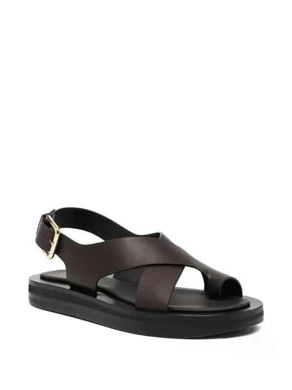 Co Collection Leather Platform Sandals
