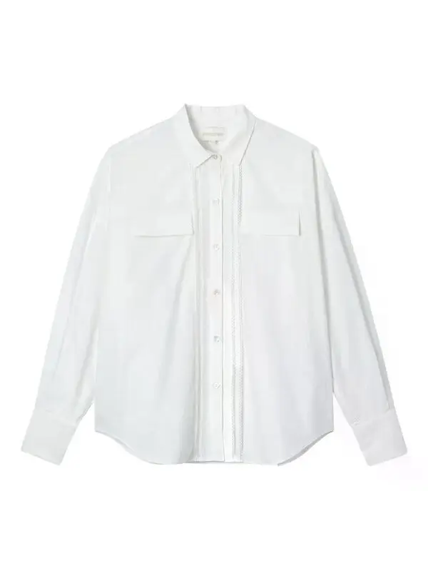 SHUSHU/TONG Front-inserts Cotton Shirt