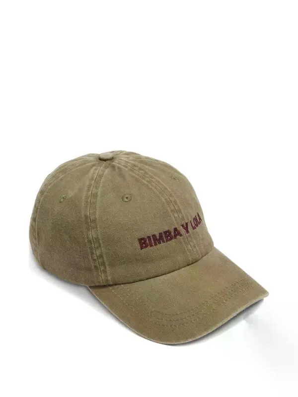 Bimba Y Lola Washed-effect Cotton Cap - Brown