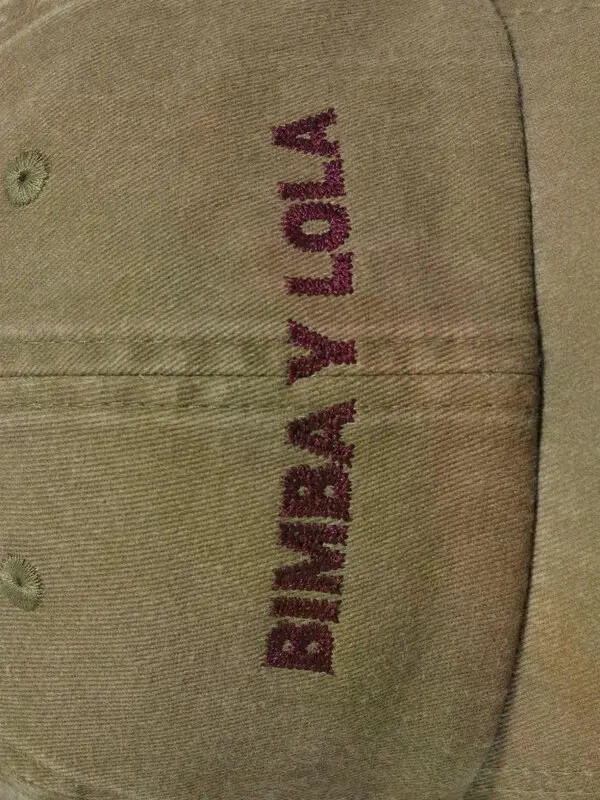 Bimba Y Lola Washed-effect Cotton Cap