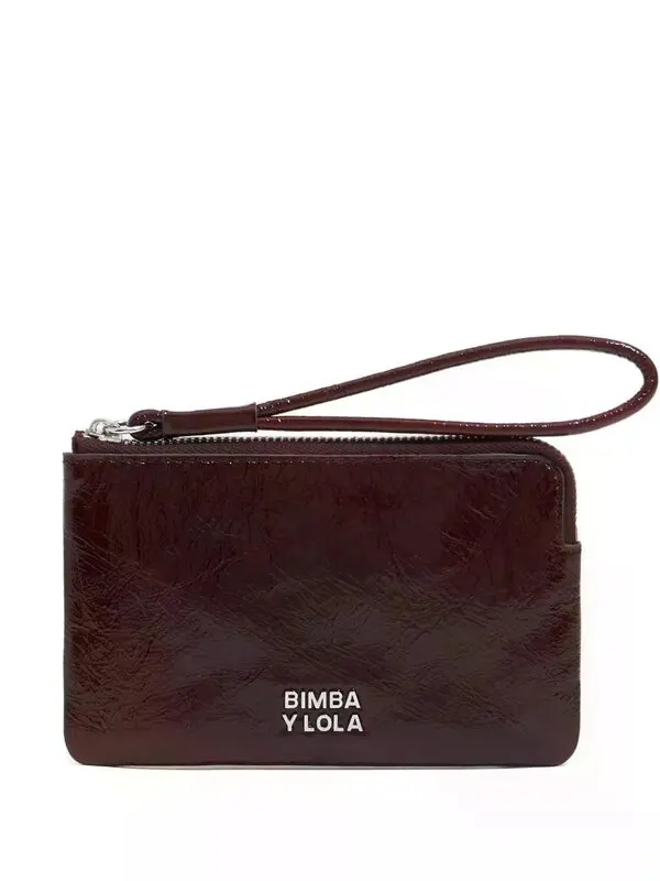 Bimba Y Lola Small Leather Coin Purse - Brown