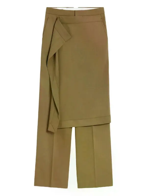Ami Draped Wool Trousers