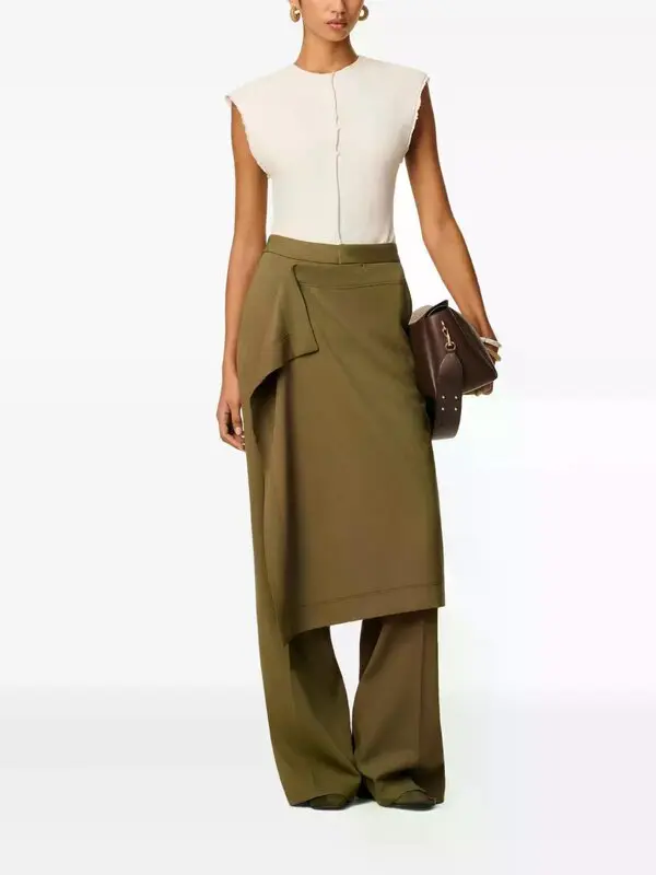 Ami Draped Wool Trousers