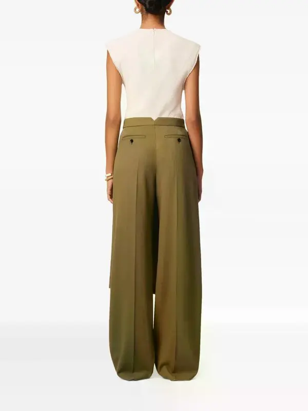 Ami Draped Wool Trousers