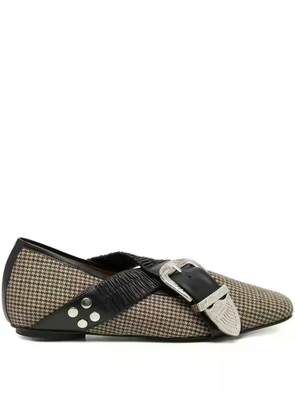 Toga Buckle-embellished Pumps