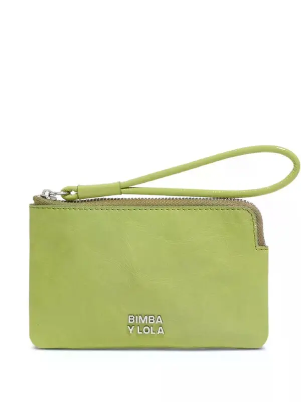 Bimba Y Lola Leather Zip-up Coin Purse - Green