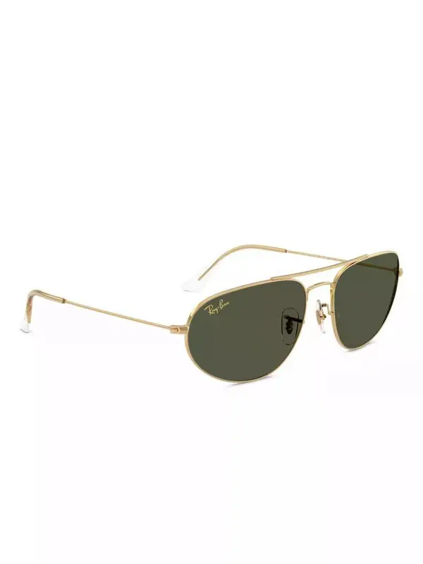 Ray-ban Explorer Iv Oval-frame Sunglasses - Gold