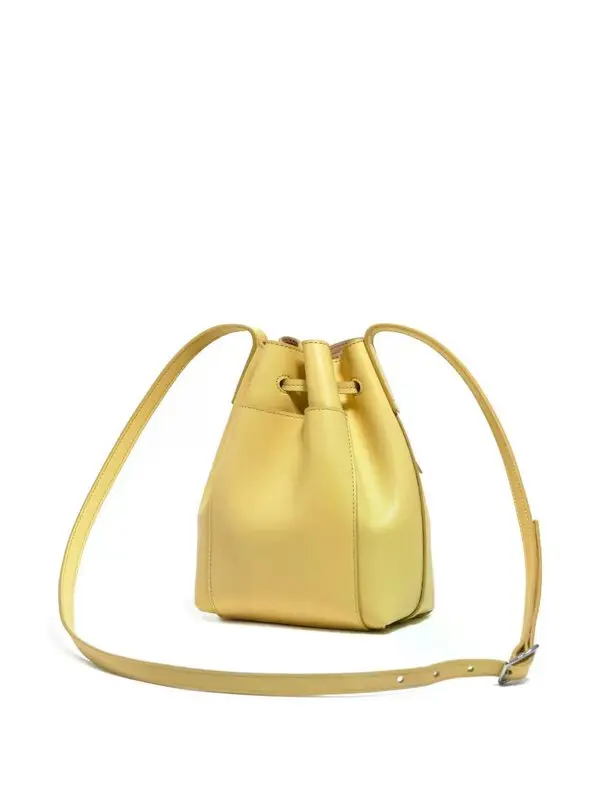 Bimba Y Lola Leather Bucket Bag With Drawstring Closure