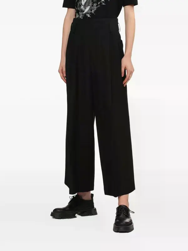 Y’s Pinstripe Pleated Trousers