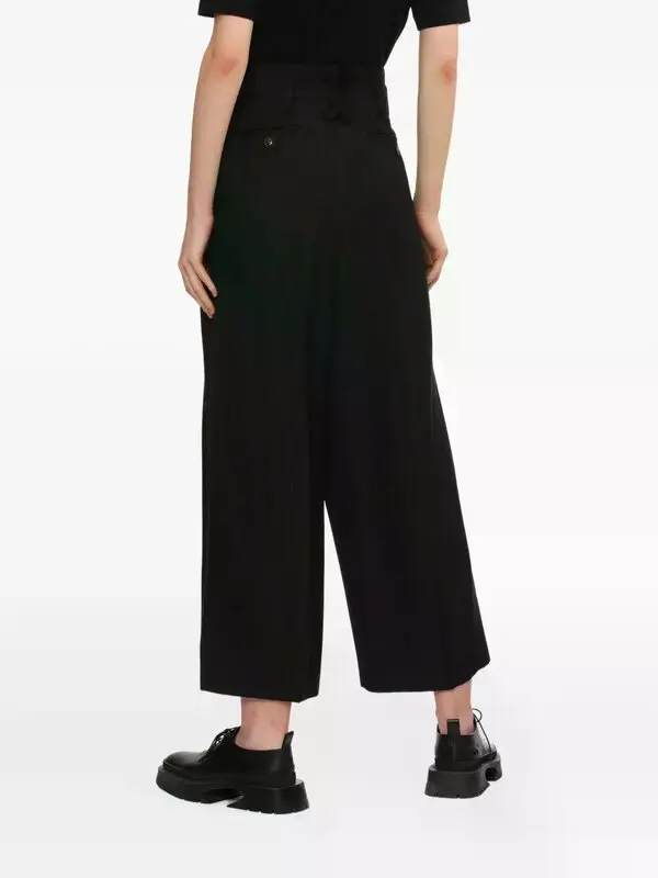 Y’s Pinstripe Pleated Trousers