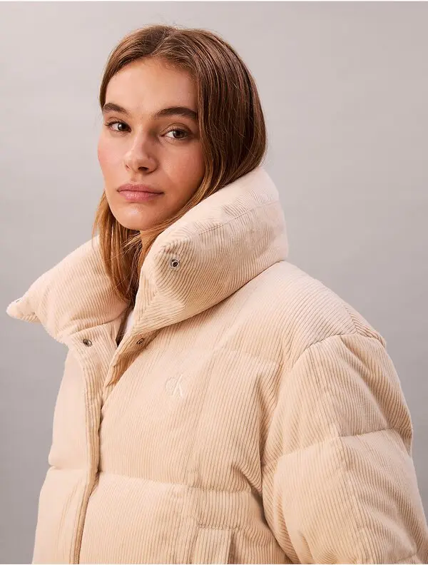 Calvin Klein Corduroy Puffer Jacket