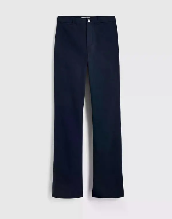 Madewell The Curvy Wide-leg Pant In Garment-dyed Twill