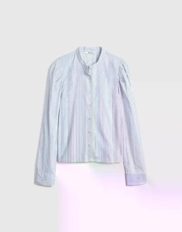 Madewell Puff-sleeve Button-up Shirt
