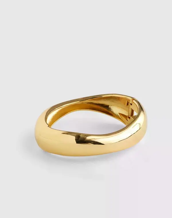 Madewell Sculpted Bangle - Antique Gold