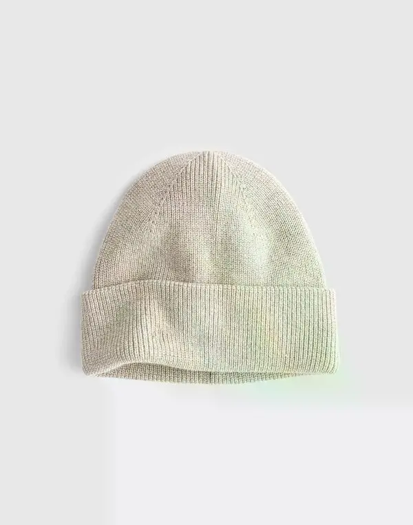 Madewell Cotton-blend Beanie - Fatigue Khaki Marl