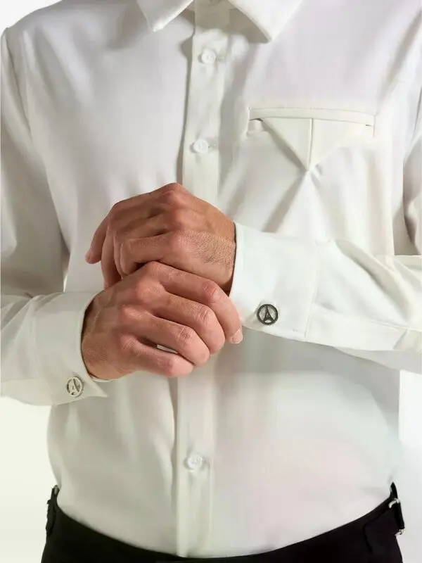 Manière De Voir Eiffel-motif Cufflinks - Silver