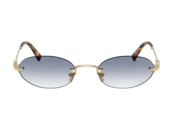Miu Miu Logo Oval Sunglasses