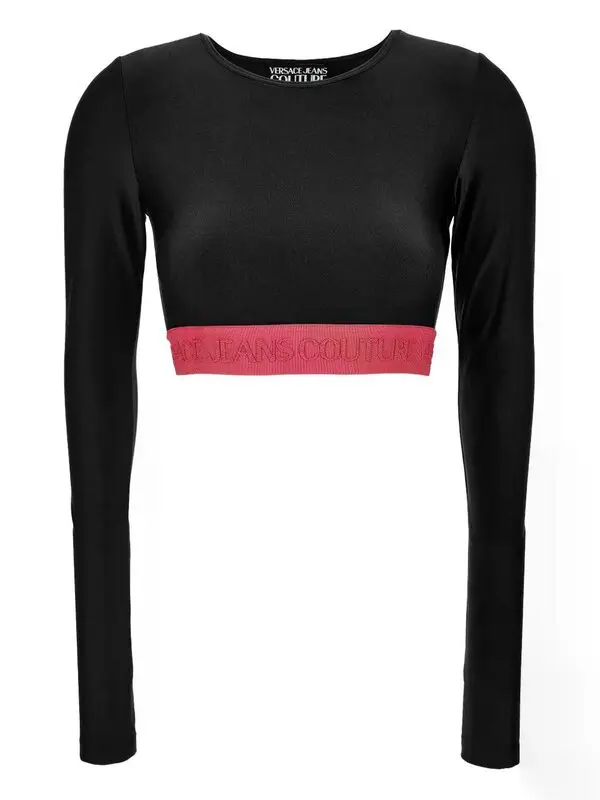 Versace Logo-band Long-sleeve T-shirt