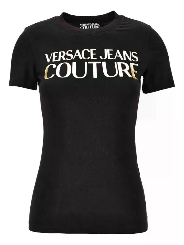 Versace Logo-print T-shirt - Black