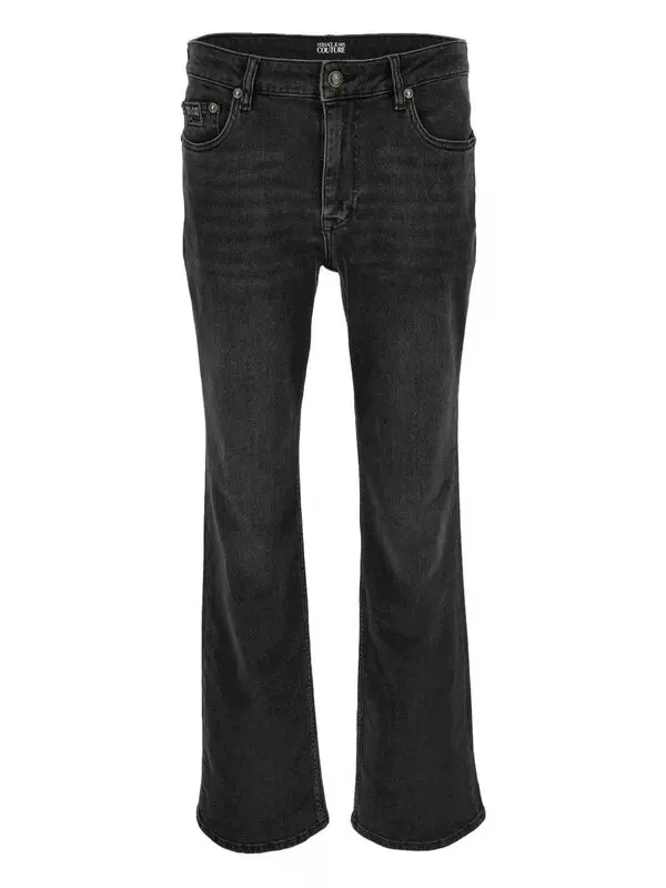 Versace Logo-patch Bootcut Jeans