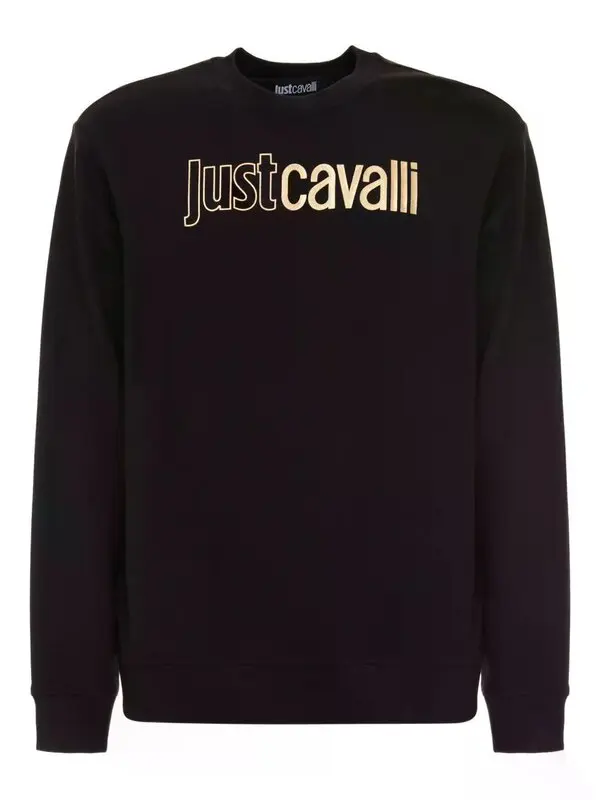 Just Cavalli Logo-print Sweatshirt - Black