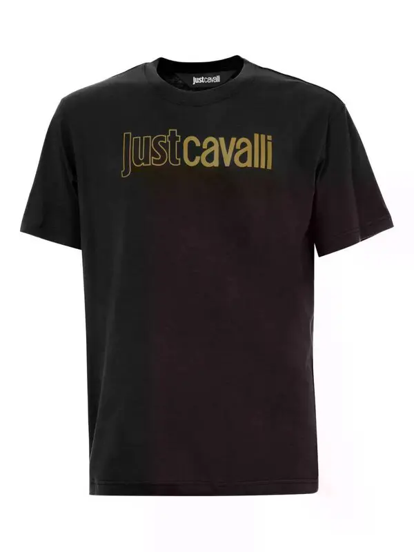 Just Cavalli Logo-print T-shirt - Black