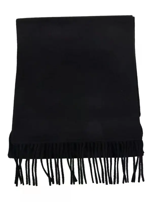 THE DYNAMIS STUDIO Fringed Scarf - Black
