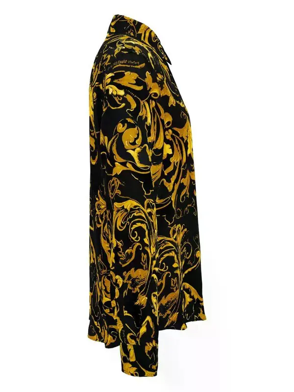 Versace Barocco-print Shirt - Black