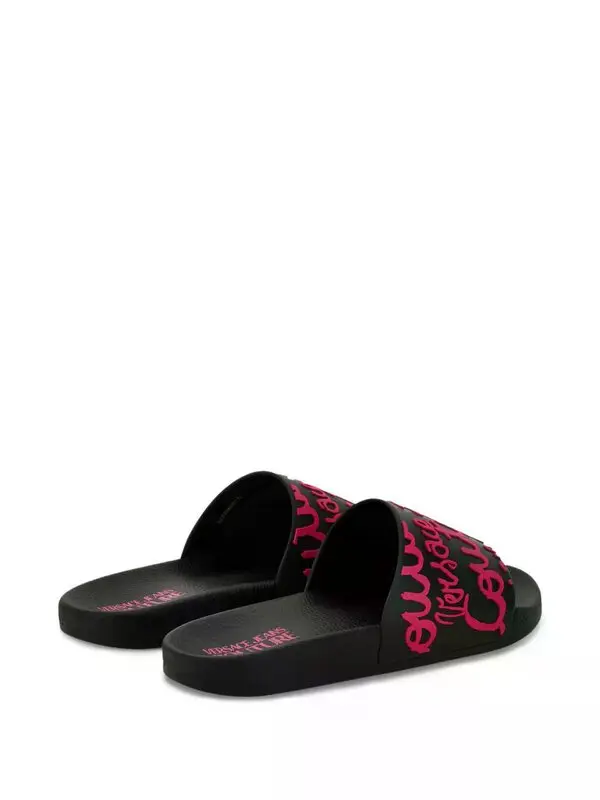 Versace Logo-print Slides