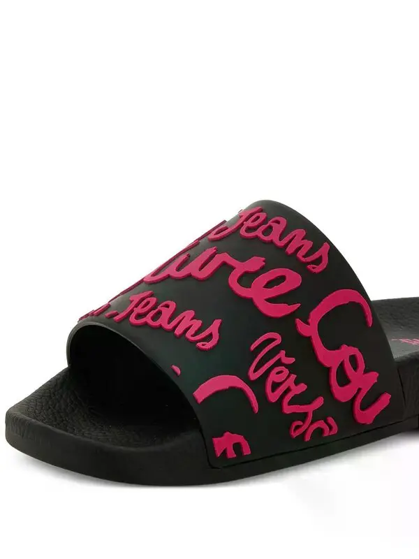 Versace Logo-print Slides
