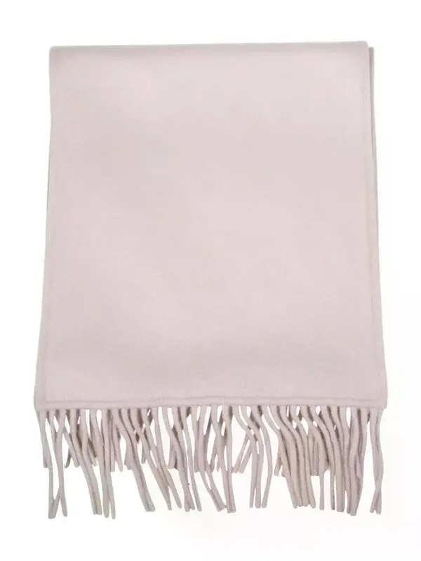 THE DYNAMIS STUDIO Fringed-edge Scarf - Purple