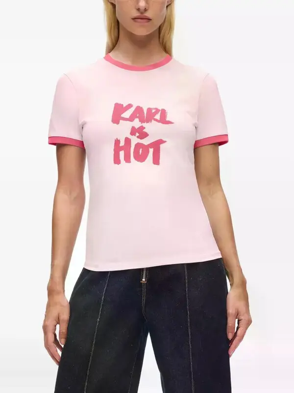 Karl Lagerfeld Graphic Cotton T-shirt
