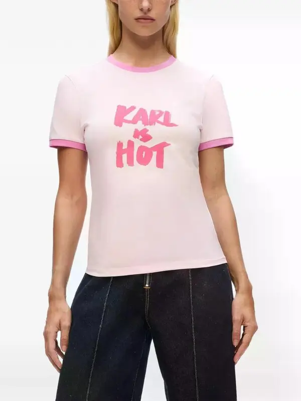 Karl Lagerfeld Graphic Cotton T-shirt
