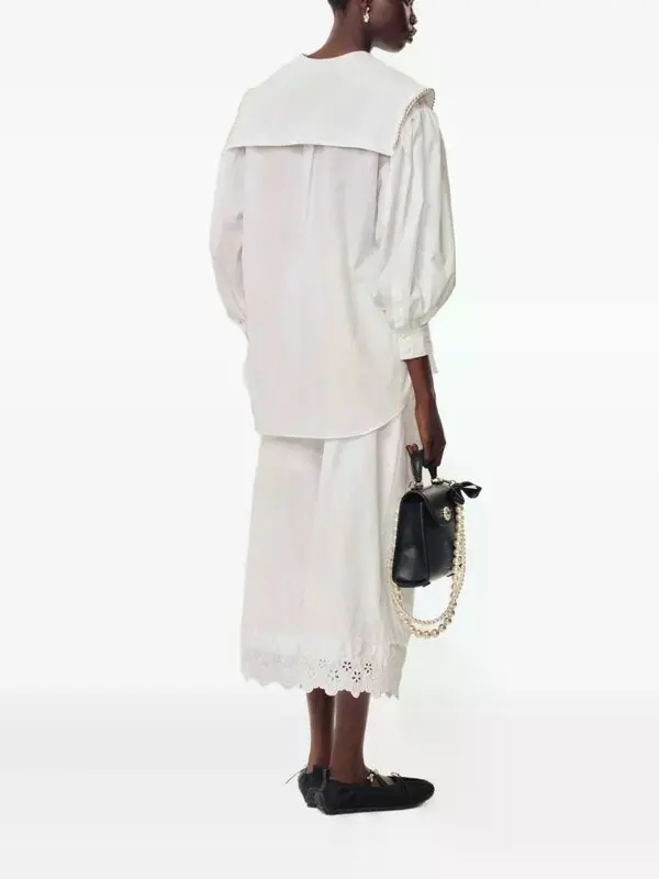 Simone Rocha Pearl-trimmed Shirt