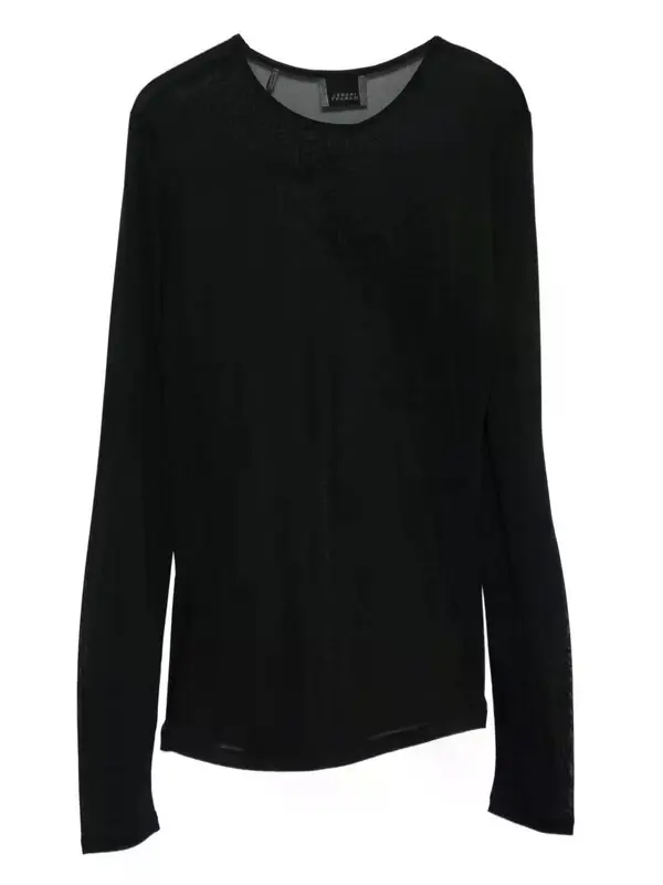 Isabel Marant Sheer-panel Long-sleeve Top