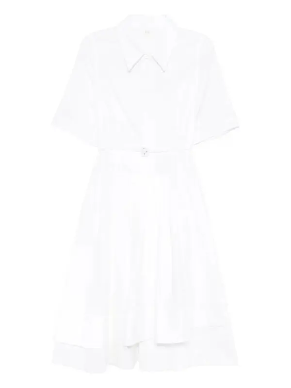 Co Collection Layered Cotton Shirt Dress