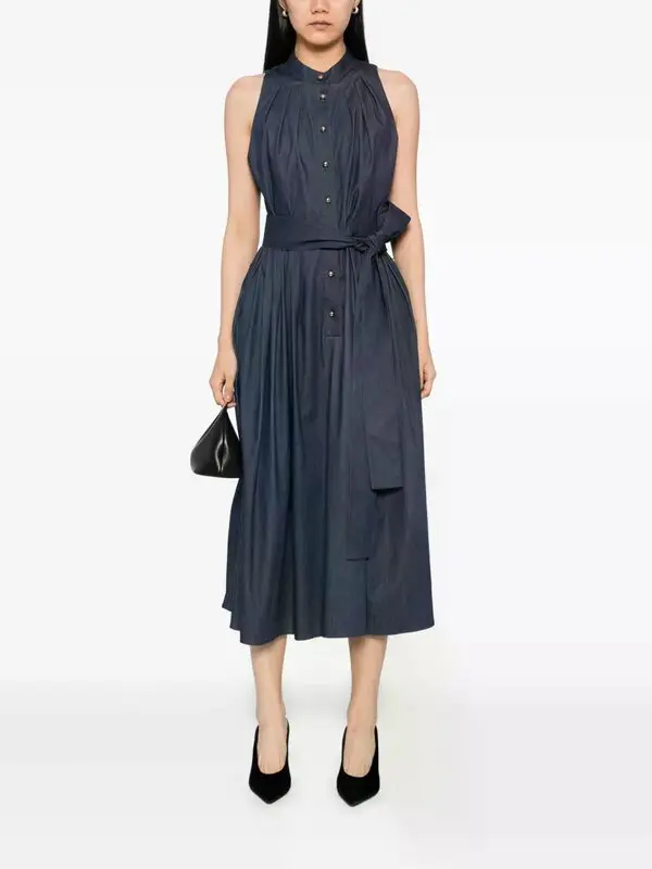 Carolina Herrera Sleeveless Midi Shirt Dress