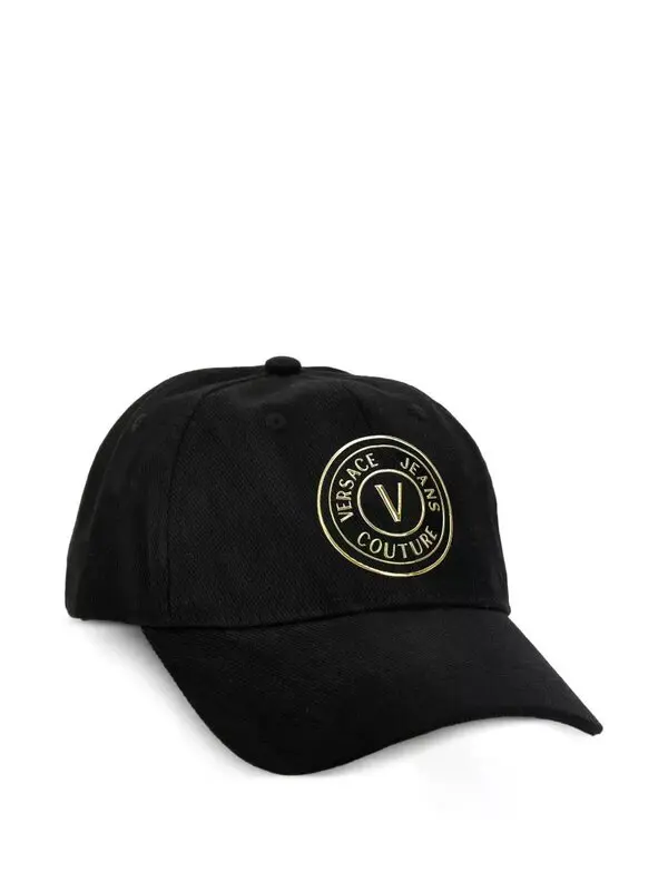Versace Logo Baseball Cap - Black