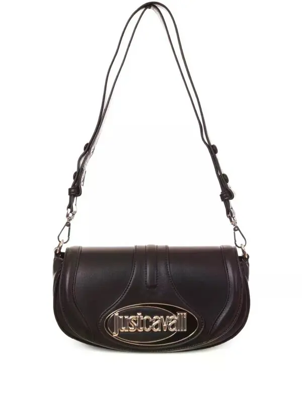 Just Cavalli Shoulder Bag With Logo Plaque
