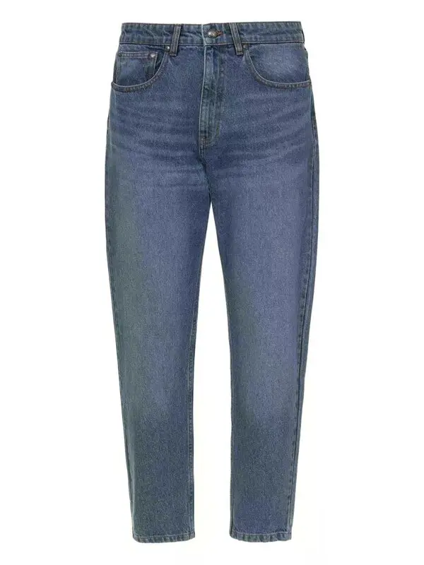 Just Cavalli Logo-embroidered Jeans - Blue