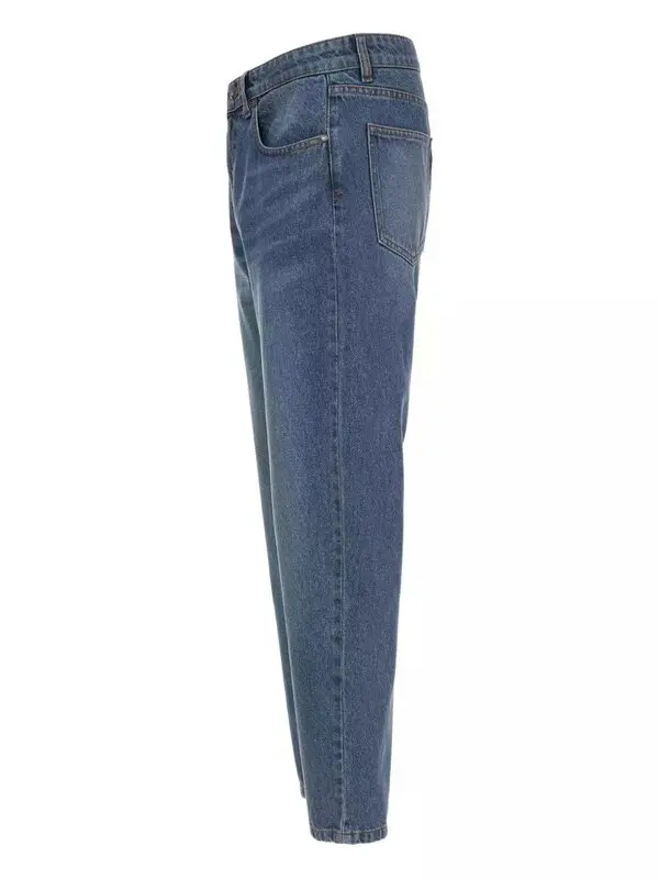 Just Cavalli Logo-embroidered Jeans - Blue