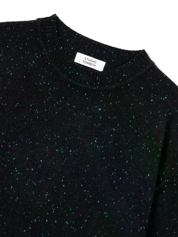 STUDIO TOMBOY Speckle Sweater - Black