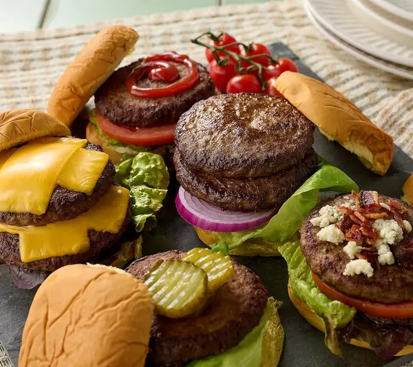 RASTELLI'S 3-oz Short Rib & Chuck Seasoned Butter Burgers - One-color
