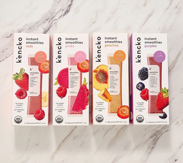 KENCKO 16 Single Serve Fruit Smoothie Mixes