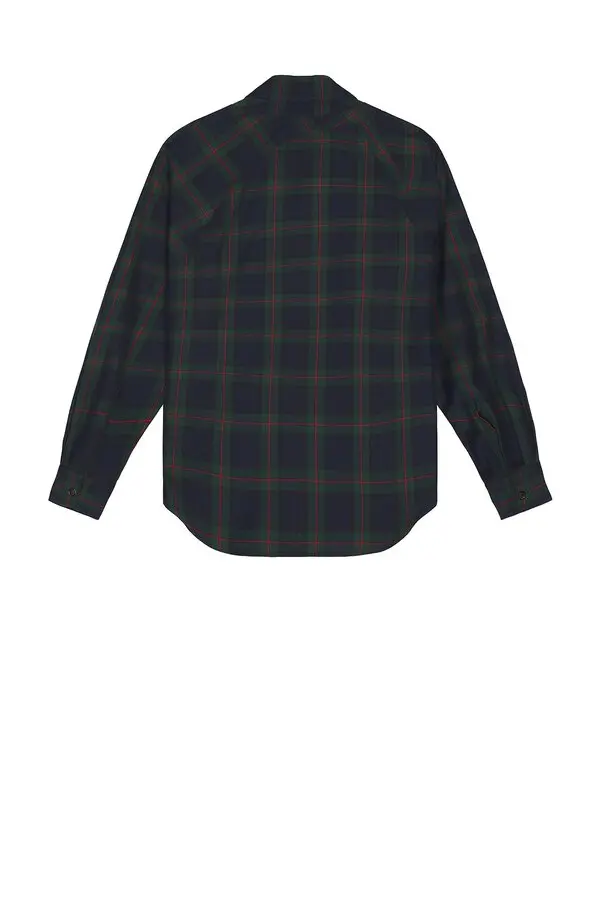 Alexander McQueen Harness Utility Shirt In Green